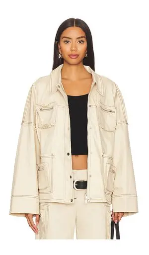 BY.DYLN Mallory Jacket - Beige