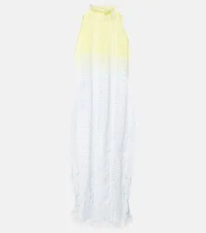 ROBERTA EINER Ombre Knitted Midi Dress - Multicoloured