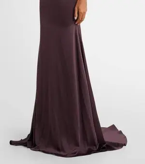 Alex Perry Satin Bustier Gown