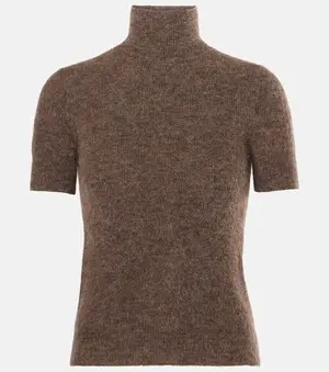 Ralph Lauren Wool-blend Turtleneck Top