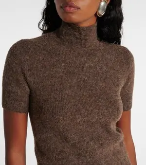 Ralph Lauren Wool-blend Turtleneck Top