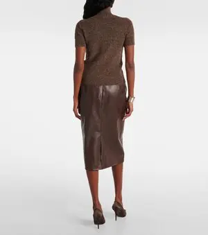 Ralph Lauren Wool-blend Turtleneck Top