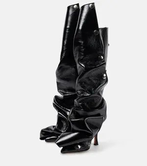 Y/project Snap 100 Leather Knee-high Boots