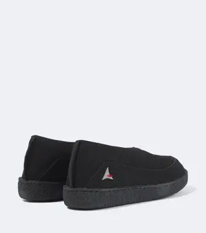 ROA Quilted Slip-on Shoes - Black