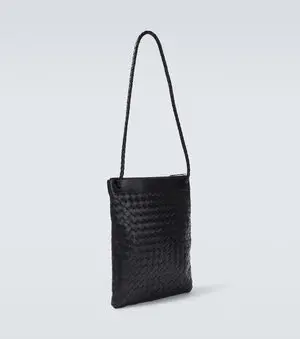 Bottega Veneta Intrecciato Leather Messenger Bag