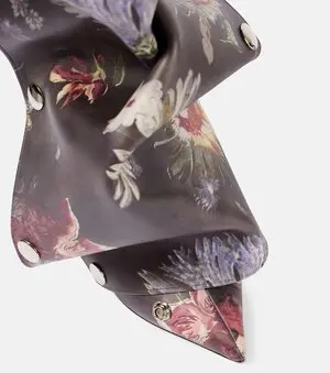 Y/project Snap 100 Floral Leather Knee-high Boots