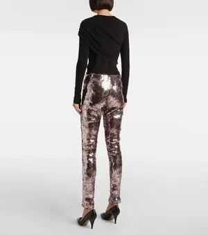 Isabel Marant Étoile Bella Sequined Leggings