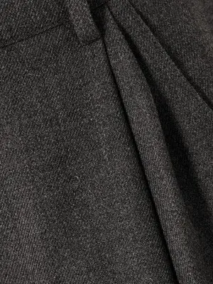 LIBEROWE The Vanguard Annie Pleated Wool Wide-leg Trousers
