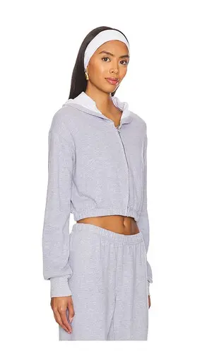 Lamade Zip Up Crop Hoodie