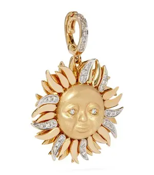 Annoushka Gold And Diamond Mythology Sun Charm