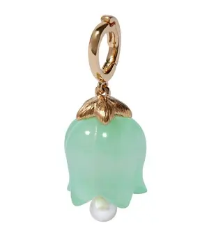 Annoushka Yellow And Jade Tulip Charm - Gold