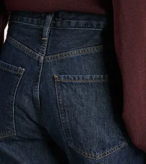 AGOLDE Ren High-rise Wide-leg Jeans In Polished