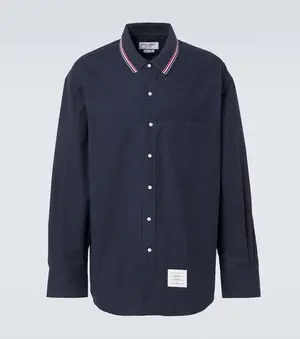 Thom Browne Cotton Shirt - Blue