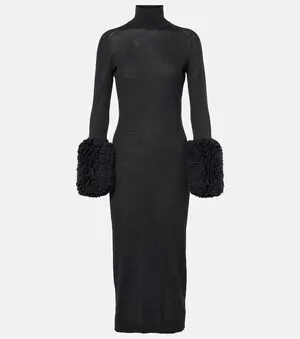 Alaia Turtleneck Day Dresses