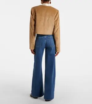 Citizens Of Humanity Pia Cropped Cotton Corduroy Jacket