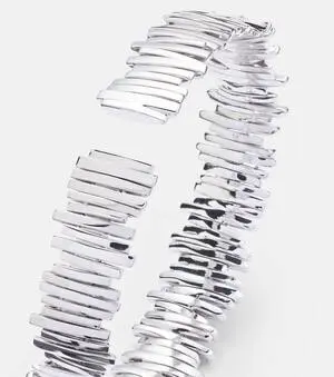 SUZANNE KALAN 18kt White Gold Diamond Bangle