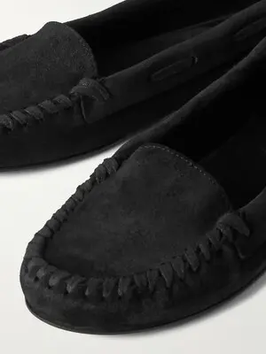 THE ROW Mabel Suede Loafers