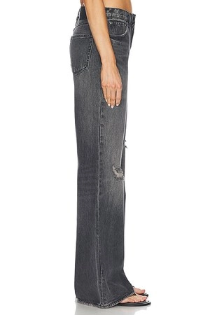 GRLFRND Jade Low Rise Relaxed Flare Jeans