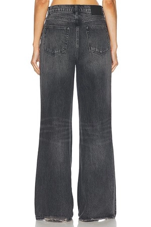 GRLFRND Jade Low Rise Relaxed Flare Jeans
