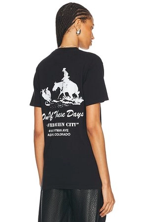 ONE OF THESE DAYS X Fwrd Graphic Tee - Black