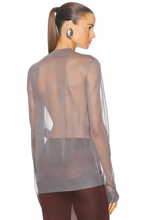 Saint Laurent Sheer Cardigan