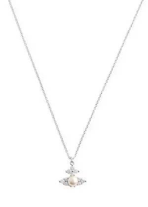 VIVIENNE WESTWOOD Feodora Crystal-embellished Orb Pendant Necklace