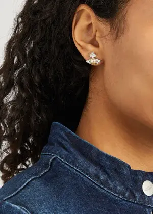 VIVIENNE WESTWOOD Embellished Orb Stud Earrings - Pearl