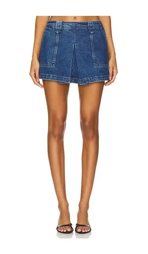 GRLFRND Pleated Mini Skirt