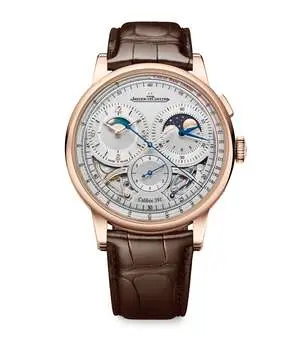 JAEGER-LECOULTRE Duometre Chronograph Moon Watch In Pink Gold