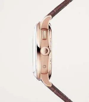 JAEGER-LECOULTRE Duometre Chronograph Moon Watch In Pink Gold