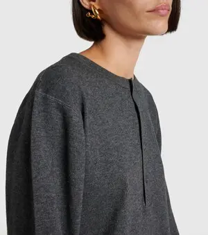Extreme Cashmere N°370 Herman Cotton And Cashmere Sweater