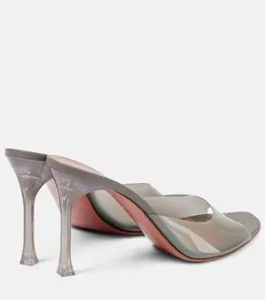 Amina Muaddi Alexa Glass 95 Pvc Mules