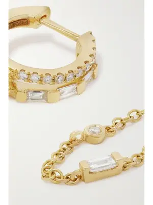 Shay 18-karat Yellow Diamond Hoop Earrings