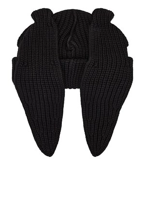 CHARLES JEFFREY Rabbit Ear Beanie - Black