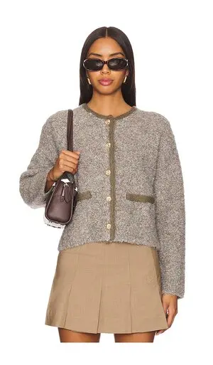 Line & Dot Mayfair Cardigan - Grey