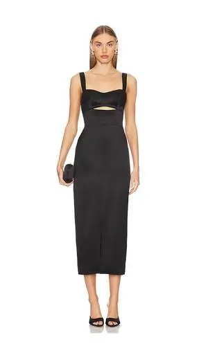 NICHOLAS Gia Bonded Corset Bodice Dress In . Also