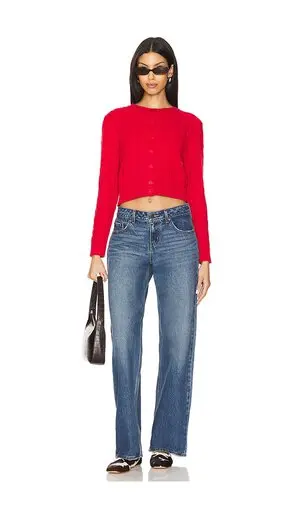 Frankies Bikinis Dudley Cable Knit Cardigan