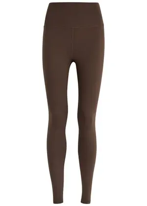 Varley Freesoft Stretch-jersey Leggings Brown