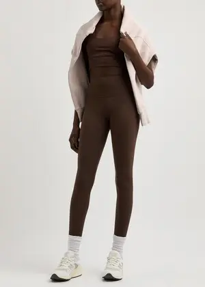 Varley Freesoft Stretch-jersey Leggings - Brown