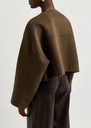 MEOTINE Karla Cropped Wool-blend Jacket