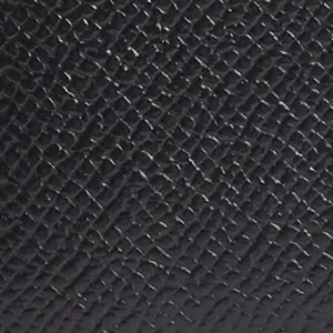 AMI Paris Grained Leather Paris Card Holder
