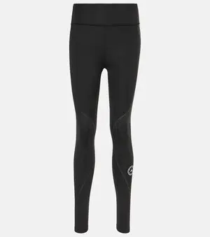 Adidas By Stella McCartney Truepace Mid-rise Leggings - Black