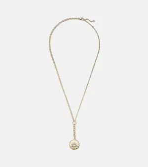 FOUNDRAE Internal Compass New Beginnings Diamond Pendant Necklace - Gold