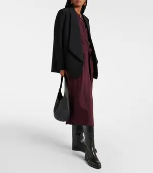 Loro Piana Bobbin Medium Leather Shoulder Bag