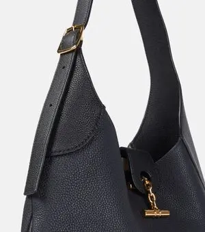 Loro Piana Bobbin Medium Leather Shoulder Bag