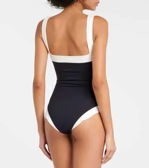 Marysia Bianco Maillot Square Neck Swimsuit