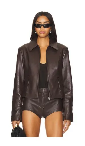 LAMARQUE Oceana Jacket In . Also - Brown