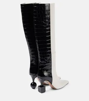 Jacquemus Les Bottes Bisou Leather Knee-high Boots