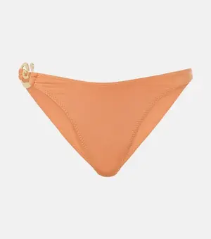 SAME Spiral Low-rise Bikini Bottoms - Orange