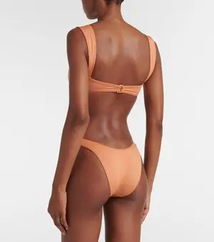SAME Spiral Low-rise Bikini Bottoms - Orange
